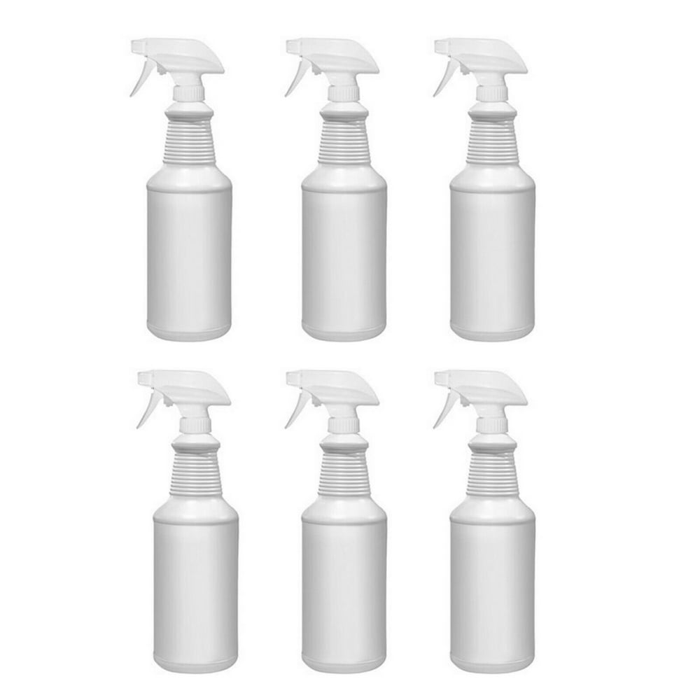 6 Pack 32 Oz All-Purpose HDPE Spray Bottles with Adjustable Trigger ...