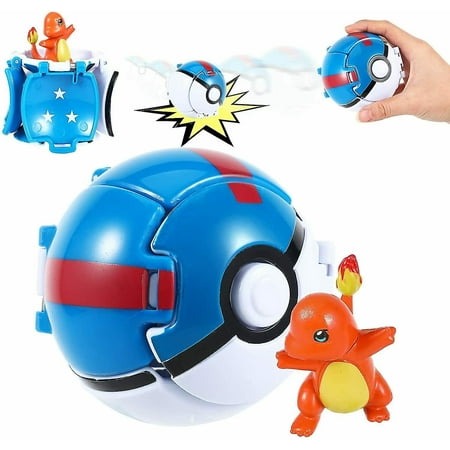 Pokemon Go Throw Pop Poke Ball Pop-up Figure Fighting Poke Ball Toy ...