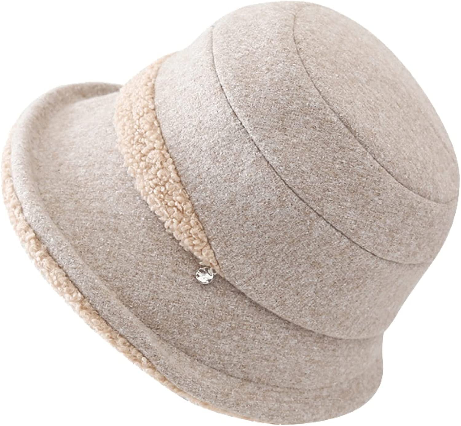 CoCopeaunts Bucket Hats for Women Small Roll-up Brim Girl Fisherman Hat ...