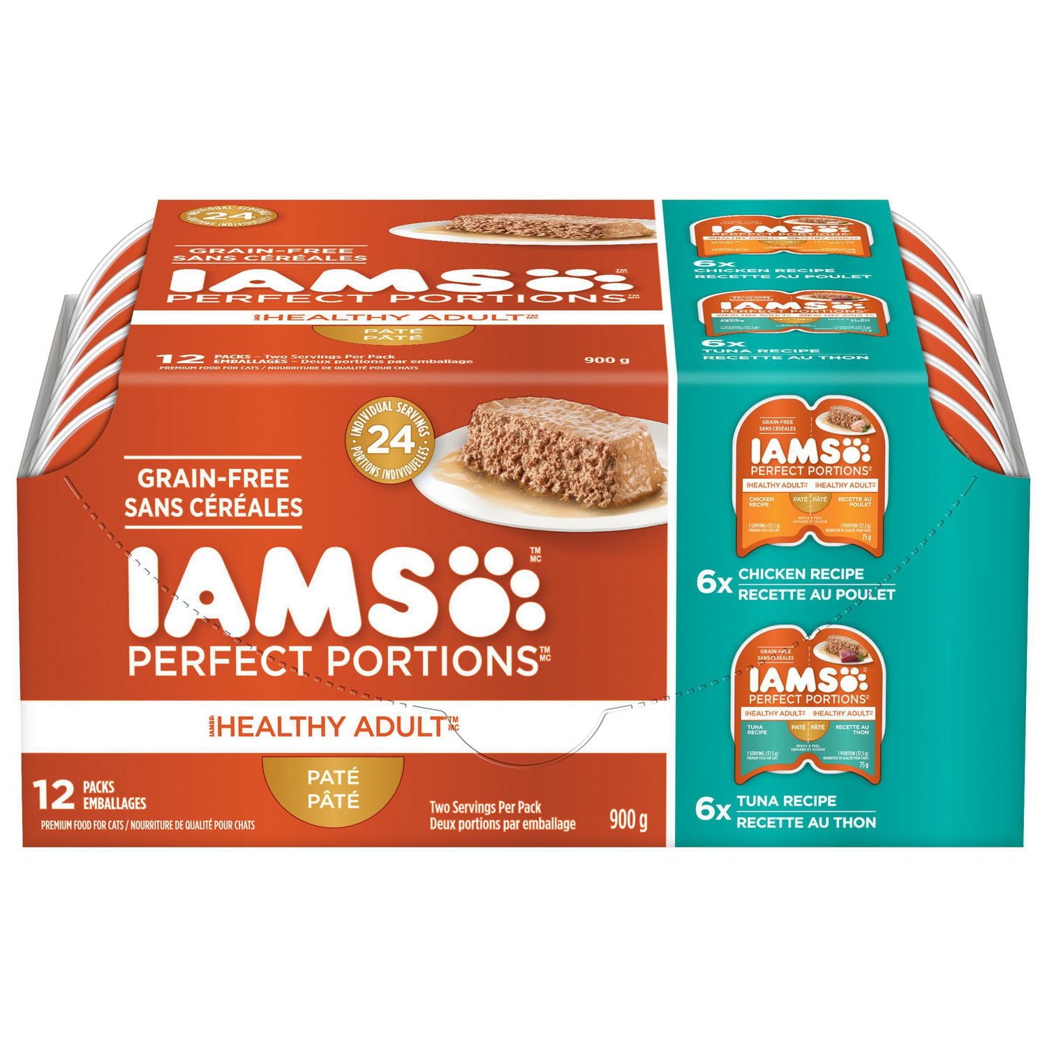 Click here for Iams Perfect Portions Grain Free Chicken & Tuna Pa... prices