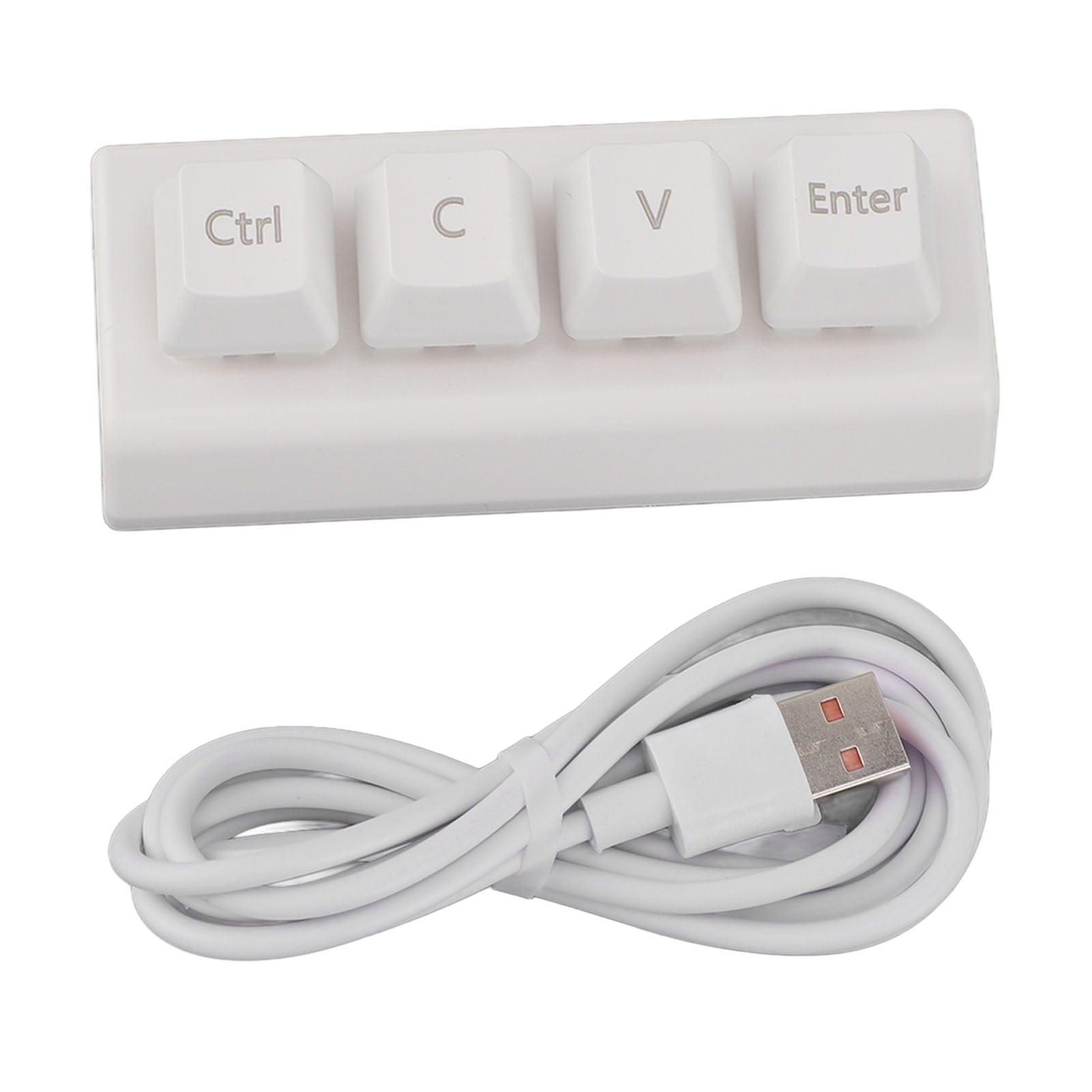 Teclado programable 4 teclas compatible con NKRO interruptor rojo Ctrl ...