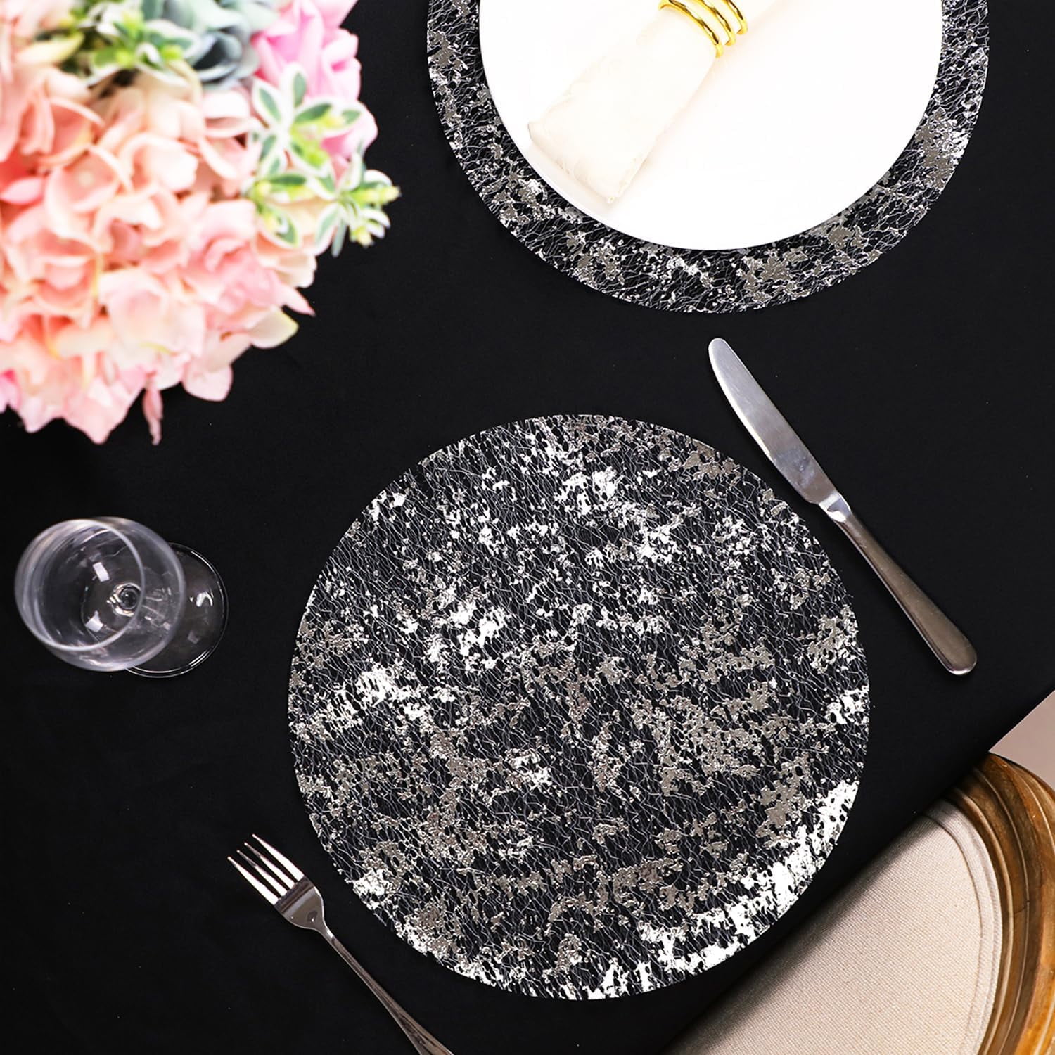 Click here for Onlineshoppingcheap 20pcs Gold Round Foil Table Ma... prices