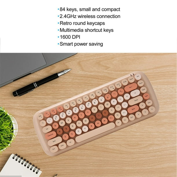 Wireless Keyboardand Mouse,Keyboard Mouse Combo 2.4GHz Wireless ...