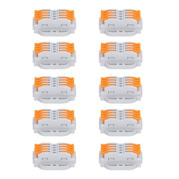 Lever Nut Wire Connectors, 4 Way 8 Port Conductor Air Oxidation ...