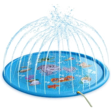 Inflatable Sprinkler Pool, Outdoor Play for Kids and Toddlers, Water ...