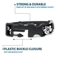 Buckle-Down Pet Collar, Dog Collar Plastic Buckle, Hibiscus Black White ...
