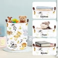 Clastyle Large Alphabet Animal Hamper for Nursery Kid Room Giraffe Lion ...