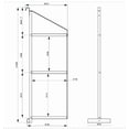 Shipping Container Shelving Bracket, 3-Tier Hanging Storage Rack for ...