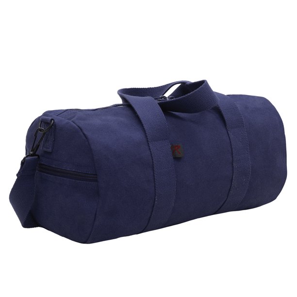 Rothco Canvas Shoulder Duffle Bag,Navy Blue - Walmart.com