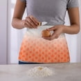 Abstract Art Half Waist Apron Classic Orange Line Gradient Texture ...