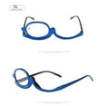 This flip down reading monocle to use cosmetic easy. The lens can be ...