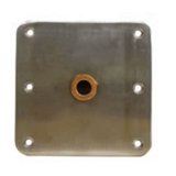 Attwood Lock-N-Pin 7" x 7" Base Plate with Bronze Bushing - Walmart.com