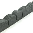Rubberific Landscape Edging, 4' Gray Cobblestone Rubber Flower Garden ...