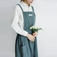 Soft Cotton Apron Solid Color Halter Bandage Aprons Japanese Style ...