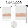 Abstract Stripes Garden Flag 28x40 Inch Abstract Orange Waves Stripe ...