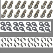 Stage 8 Fasteners Header Bolt Kit - 6pt. Mixed Sizes (12) - Walmart.com
