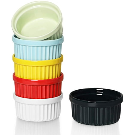Ramekins - Porcelain Ramekins for Creme Brulee Dishes,Dipping Sauces ...