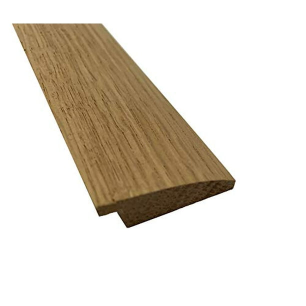 1 3/8" Wide Oak Overlap Transition Strip with 1/4" High Overlap (3 FT ...