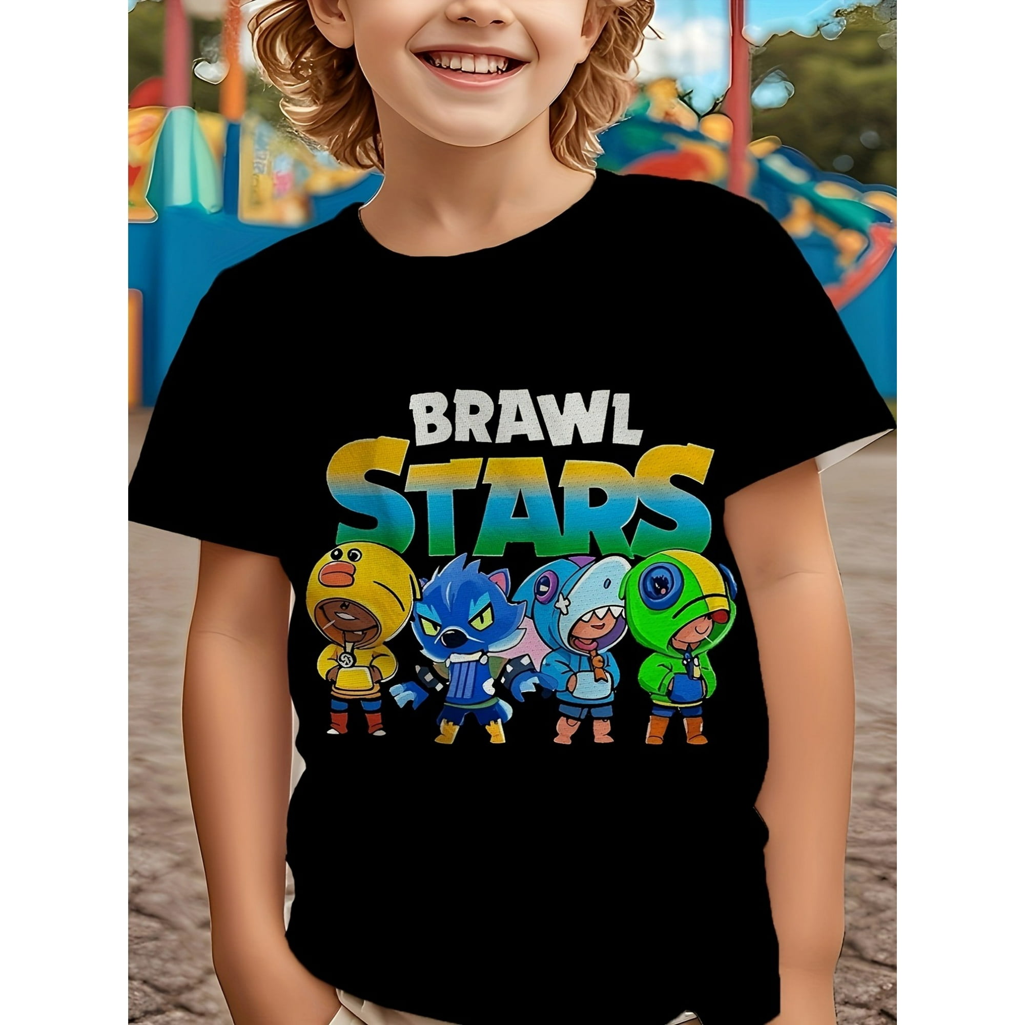 Click here for Generic Brawl Stars Boys & Girls Fun T-Shirt - Sof... prices