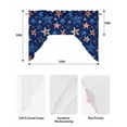 Blue Independence Day Kitchen Curtains Swag Valance for Windows ...