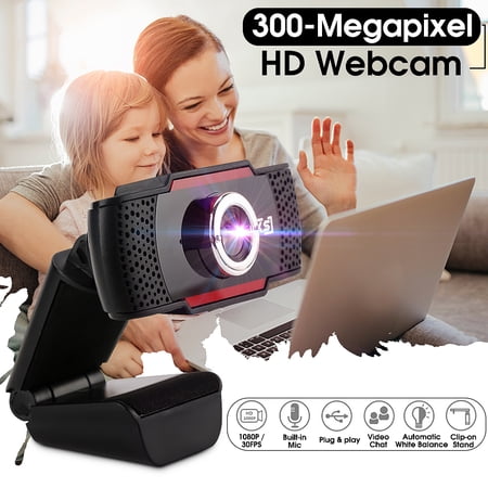 HD 300 Megapixels USB 2.0 Webcam Camera with MIC Clip-on for Computer ...