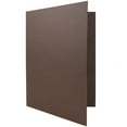 JAM Paper Linen Two Pocket Folders, Chocolate Brown, 50/Pack - Walmart.com