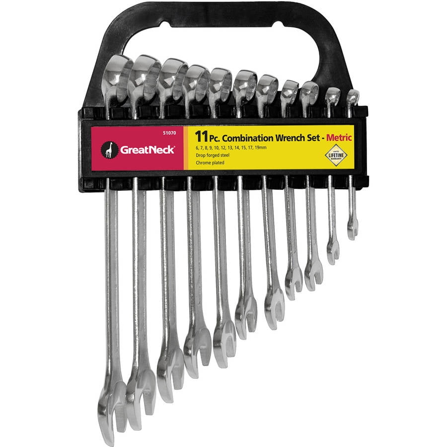 Great Neck 51070 Combo Wrench Set 11-Count - Walmart.com