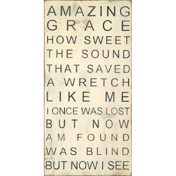 Amazing Grace Canvas Art - Melissa Lyons (10 x 20) - Walmart.com