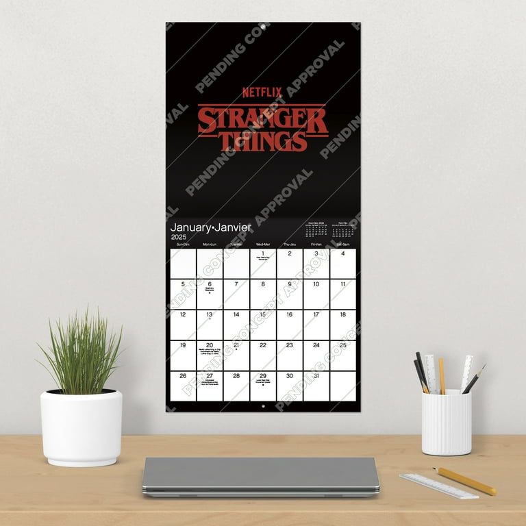 2025 Wall Calendar 2025 Stranger Things Wall Calendar - Netflix ...