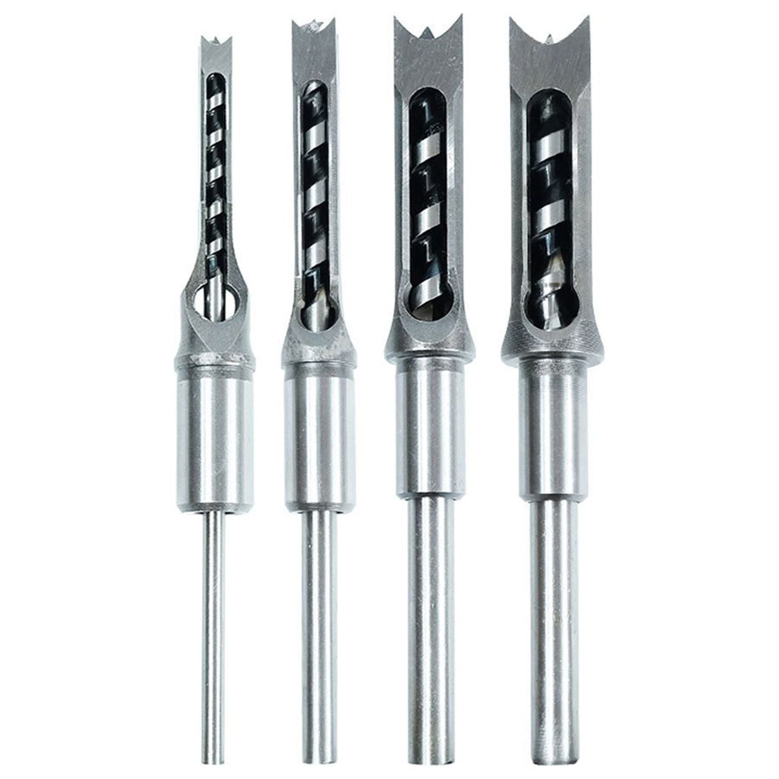 Hesxuno Square Hole Mortiser Drill Bit,Woodworking Square Hole Drill ...