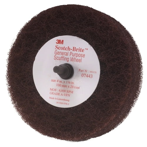 3M 4'G.P. SCOTCH-BRITE WHEEL 7443 - Walmart.com - Walmart.com