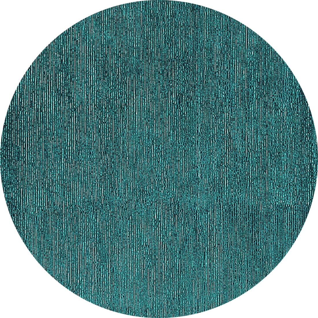 Ahgly Company Indoor Round Solid Turquoise Blue Modern Area Rugs, 8 ...