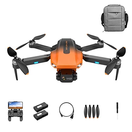 GPS Drone with 6K HD Dual Cameras, Folding Optical Flow Brushless RC ...