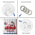 4th of July Shower Curtain Set - 72" x 78" Washable Bathtub Curtain ...
