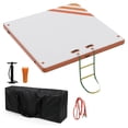 EuKer 10ft x 6ft Inflatable Floating Dock Air Dock Platform for Lakes ...