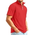 DORKASM Sweatshirts for Men Short Sleeve Loose Outdoor Tshirt Lapel ...