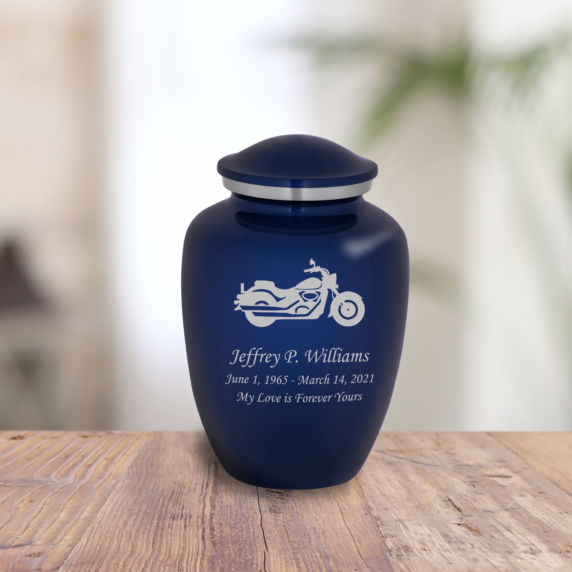 Motorcycle Cremation Urn - 6 Colors - 2 Sizes - Walmart.com
