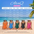 Alvaq Womens One Piece Swimsuit Sexy V Neck Drawstring Bathing Suit