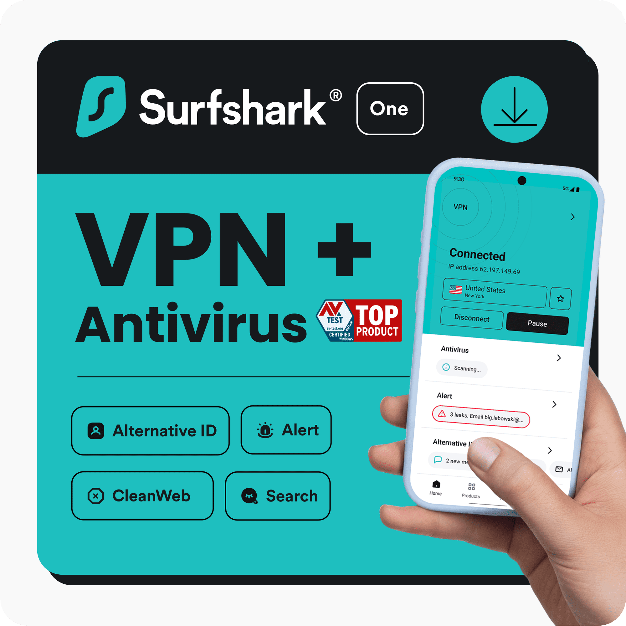 Click here for Surfshark One Service 1-Year Subscription [digital... prices