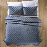 Better Homes & Gardens Indigo Chambray Quilt, Full/Queen - Walmart.com