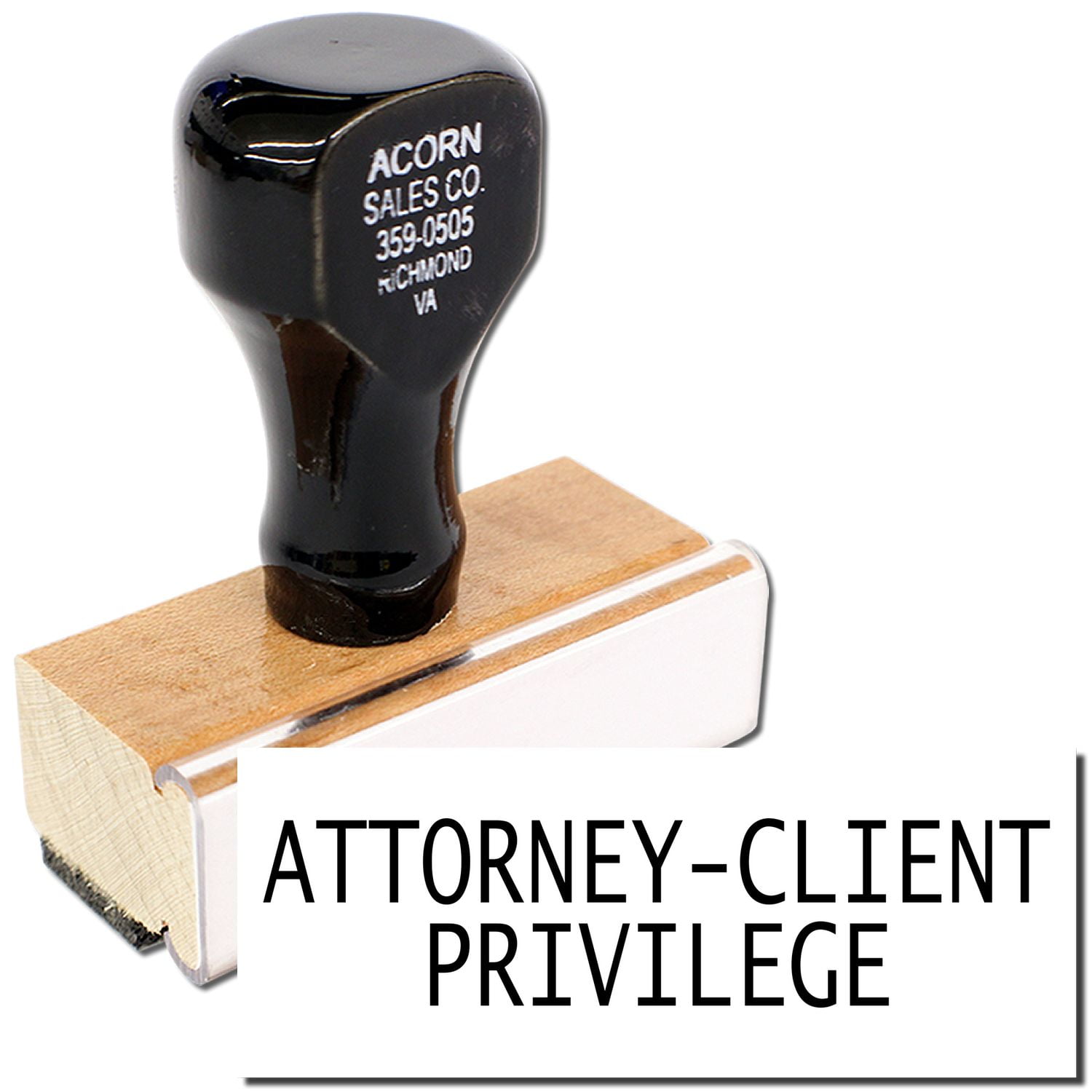 Attorney Client Privilege Rubber Stamp, Wooden Handle Rubber Stamp ...