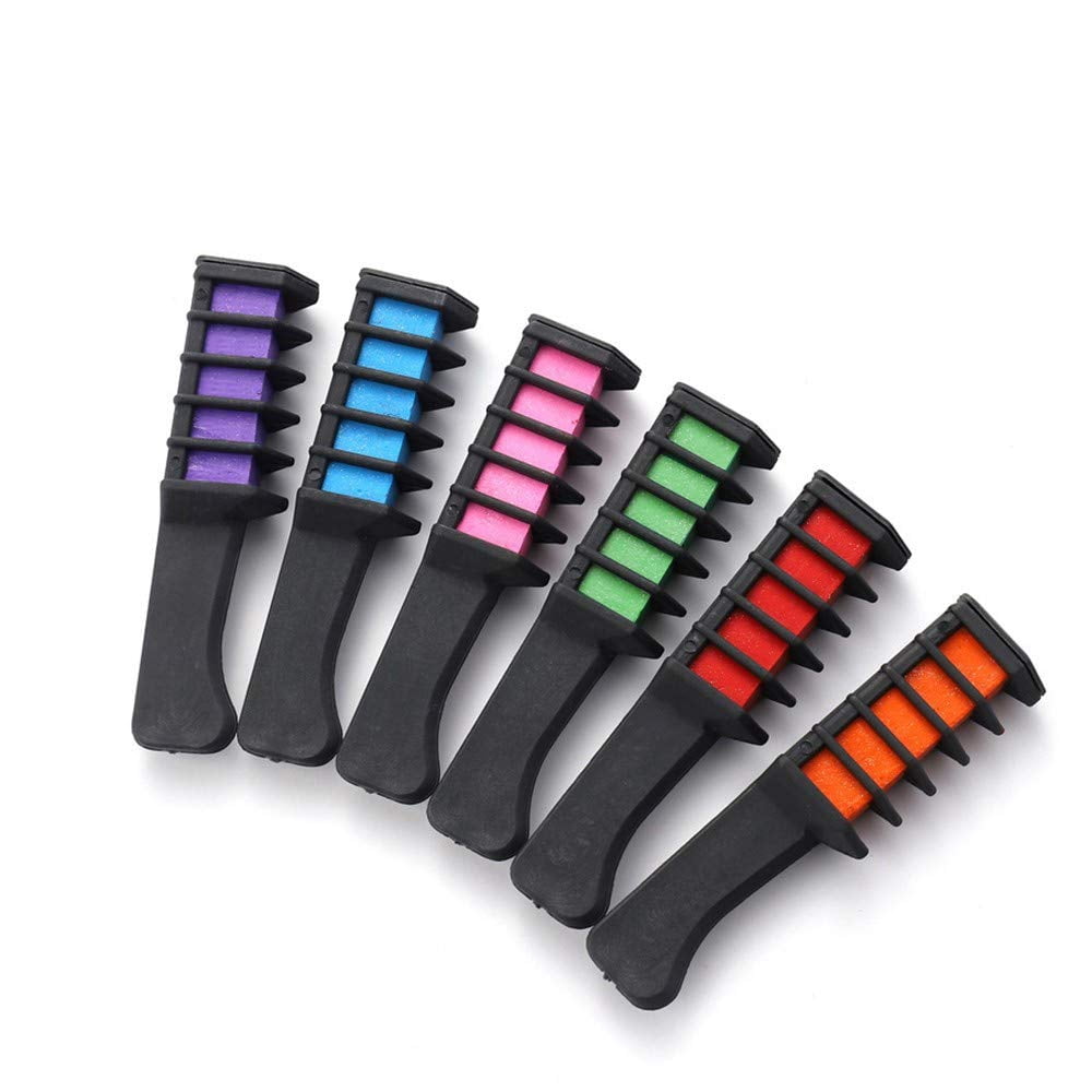 Hair Chalk for Girls Kids-New Hair Chalk Comb Temporary Washable Hair ...