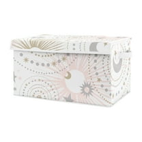 Pink and Gold Celestial Storage Fabric Toy Box by Sweet Jojo Designs ...