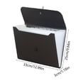 Byujiro Multi-Pocket Expanding Accordion File Folder Snap Closure ...