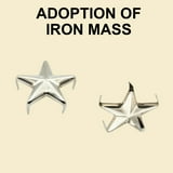 Yammee 100x/Pack Star Studs Rivets Star Rivets Five-Pointed Star Claw ...