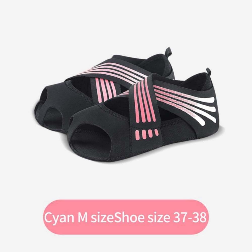 Yoga Non-slip Shoes, Women Yoga Non-slip Pilates Barre Soft Wrap Non ...