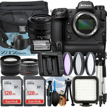 Nikon Z9 Mirrorless Camera (Body Only) with 128GB SanDisk Memory Card ...