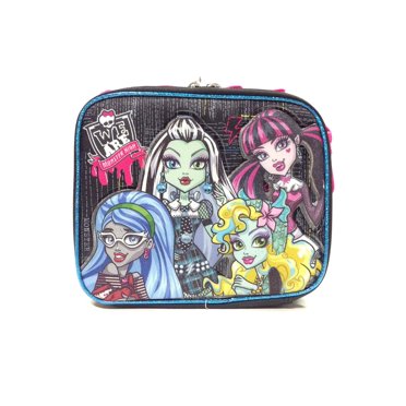 Black Varsity Monster High Lunch Bag - Monster High Lunch Box - Walmart.com