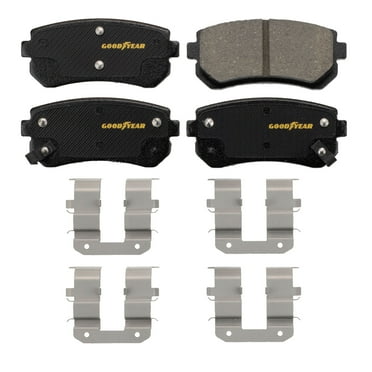 Goodyear Brakes GYD905 Premium Ceramic Automotive Rear Disc Brake Pads ...