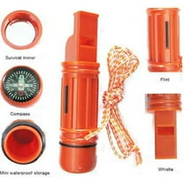 5 In 1 Emergency Survival Whistles, Available In 1, 3, And 30 Packs ...